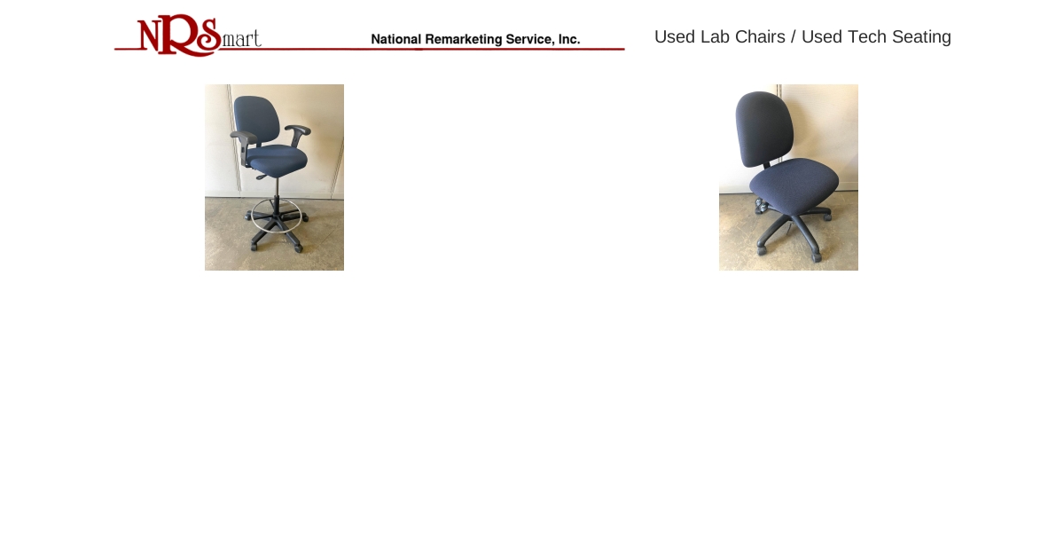 Used Lab Chairs / Used Tech Seating | NRSmart