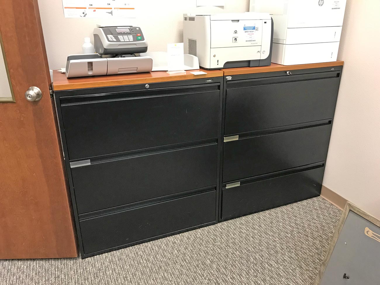 Used 3-Drawer Lateral File Cabinet With Laminate Top 255178