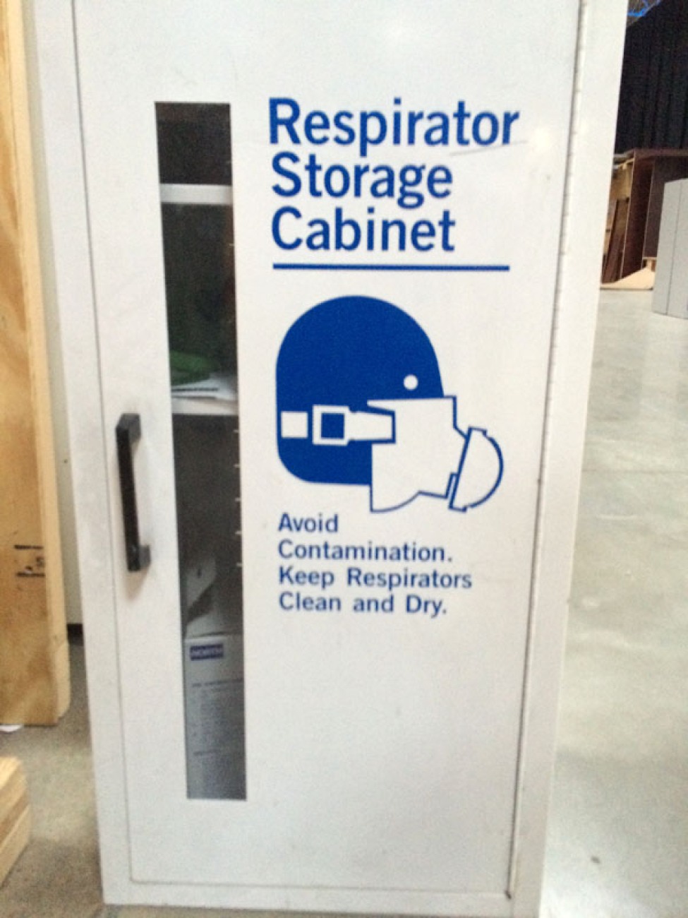 Used Respirator Storage Cabinet 805004